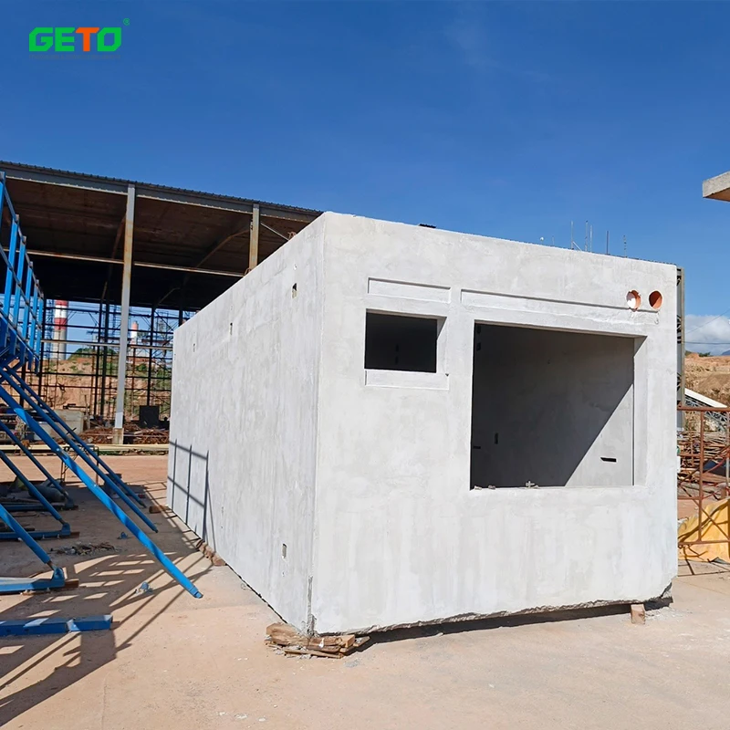 Hot Sale Modern Design Aluminium/Steel Pre-Cast Villa Concrete PPVC ...