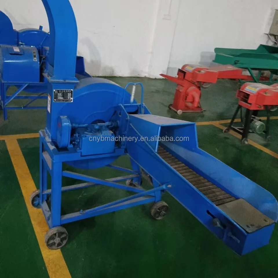 Large Tractor Wheat Grass Forage Chopper Shredder With Diesel Engine ...