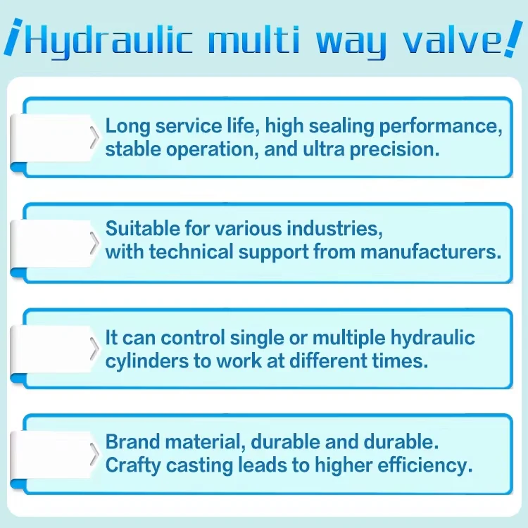 Manual Electro-hydraulic Multi Way Operated Truck Directional Control ...