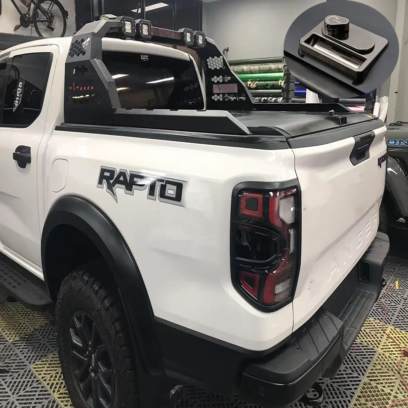 Retractable Pickup Bed Tonneau Cover 4x4 Aluminum Roller Lid For Ford ...