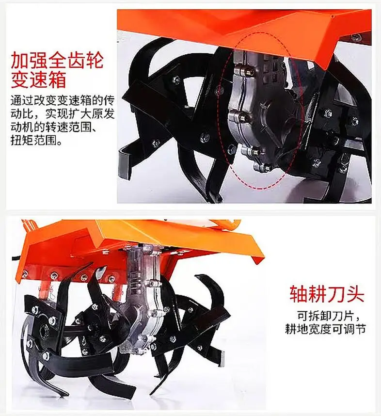 Mini Tiller Cultivator - Multifunctional Agricultural Tool