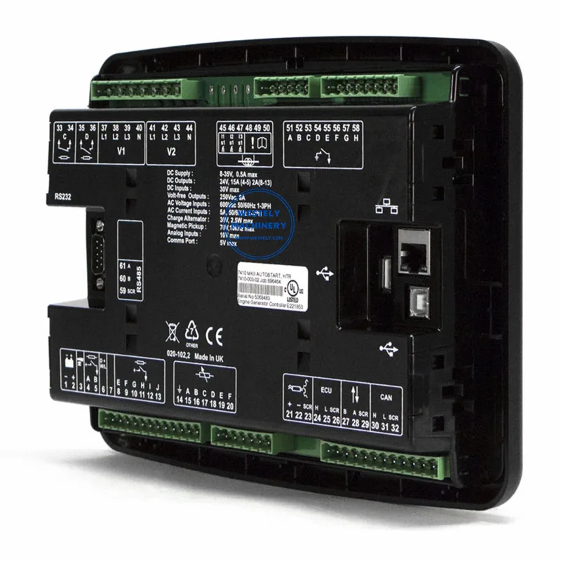 Generator Spare Parts Generator Controller DSE7410 MKII Auto Start ...