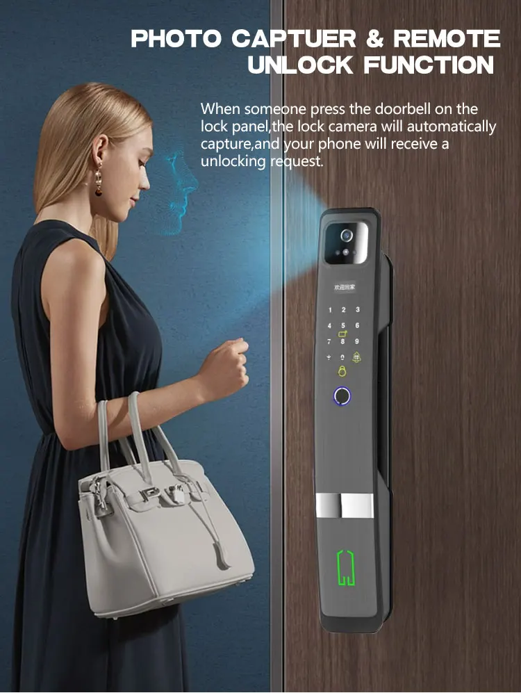 Smartstone 3D Face Recognition Door Lock - Secure & Convenient