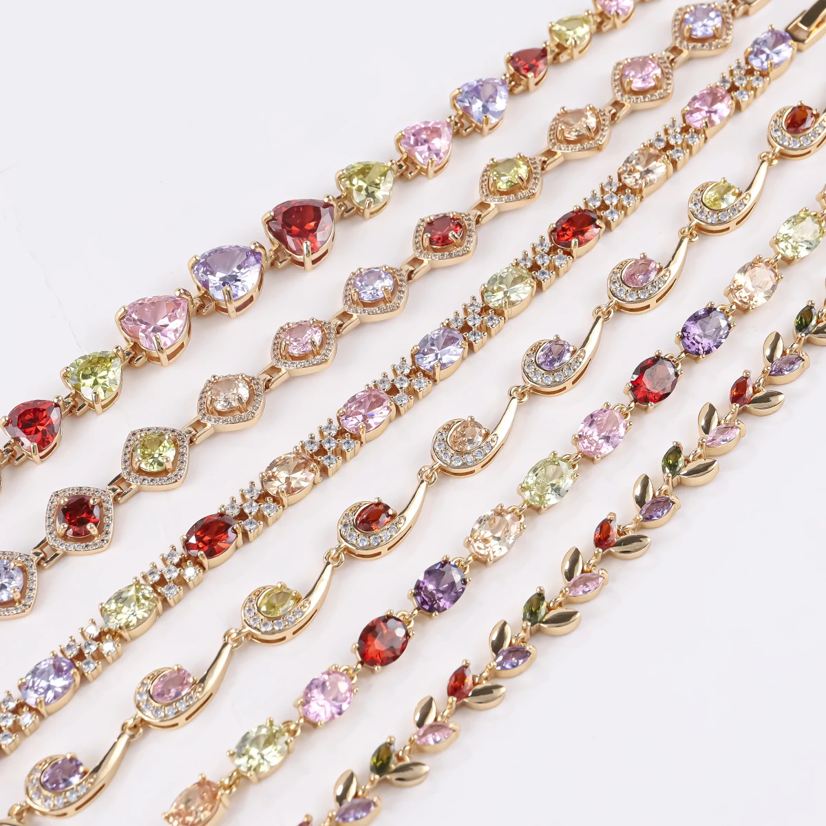Shop Wholesale 18K De Oro Gold Plated Cubic Zirconia Jewelry