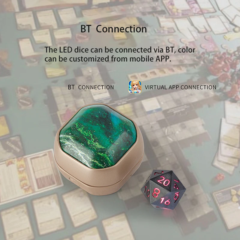 Factory Led Dice Electronic Dice Pixels 20 Sided Dice Manufacturing ...