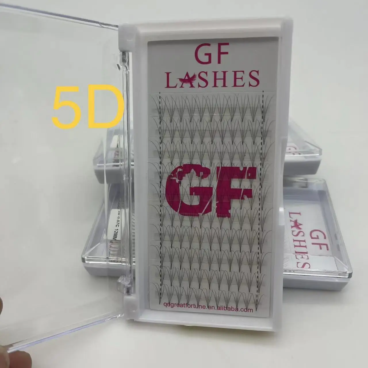 Premade Fans 2d 3d/4d/5d/6d Eyelashes Natural C D Curl Short Steam Lash Trays Eyelash Extension ...