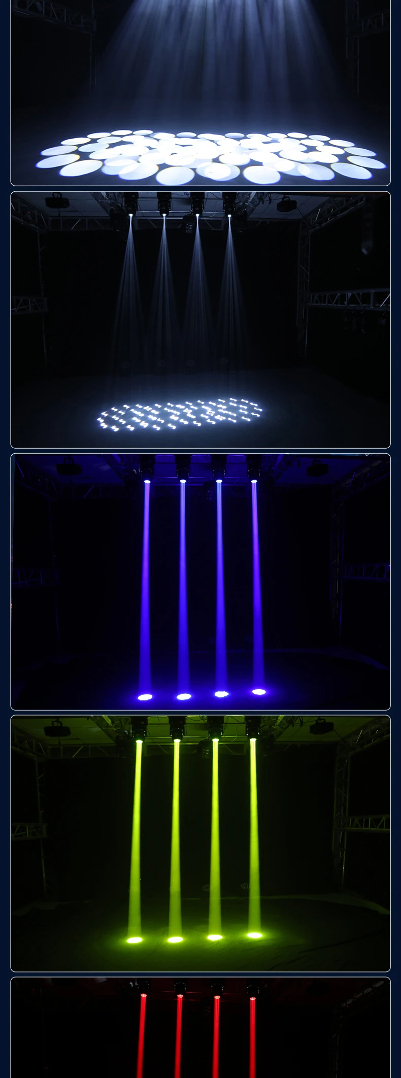 Patton Mini Sharpy Spotlight Beam LED 100W DMX 512 Beam Moving Light DJ ...