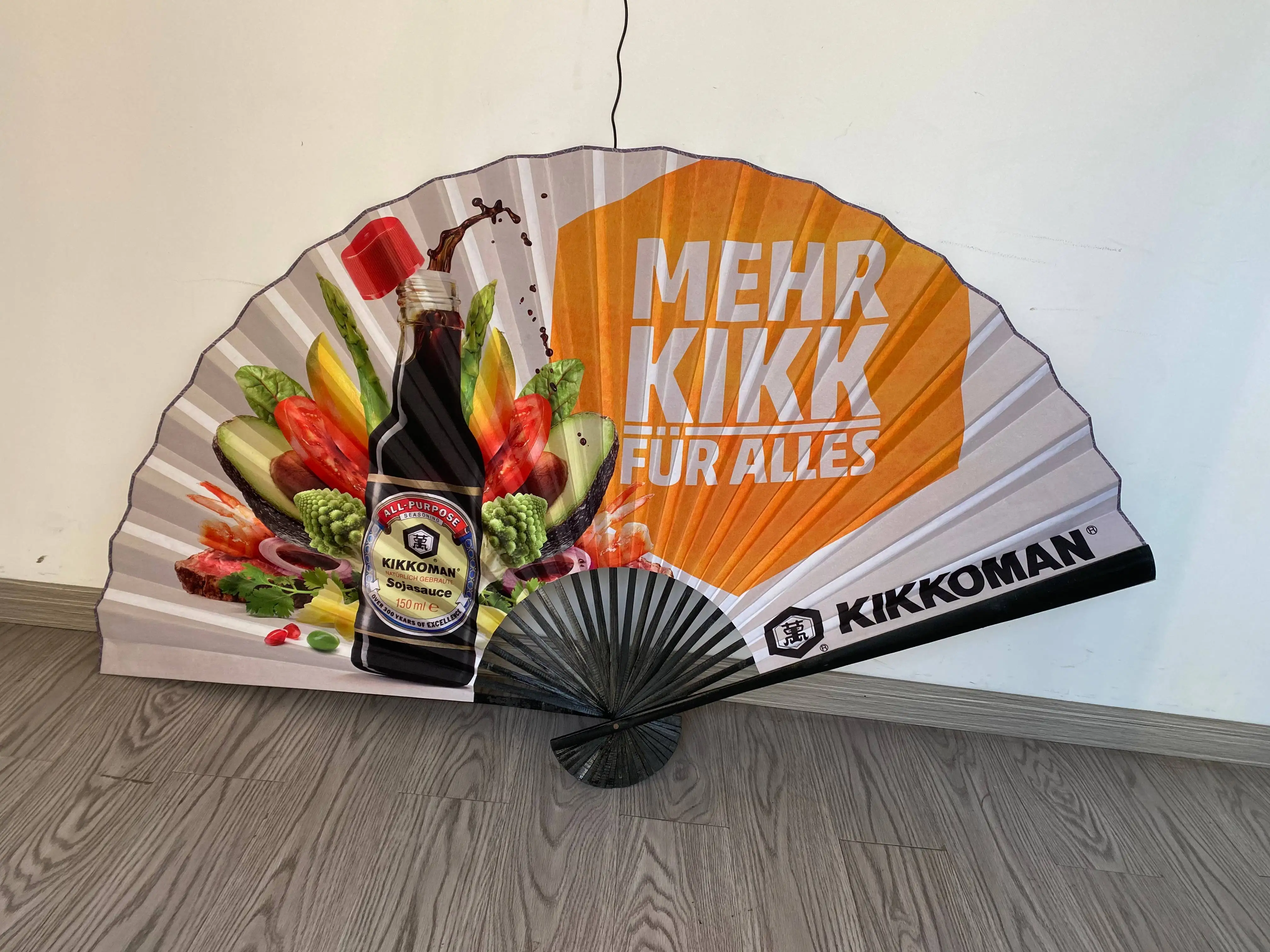 Giant Large Size Wall Fan 90cm Bamboo Hand Fan For Decoration Display ...