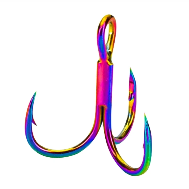 High Quality 4# 6# 8# 10# 10 Pcs Bait Accessories Color Hook Fishing ...