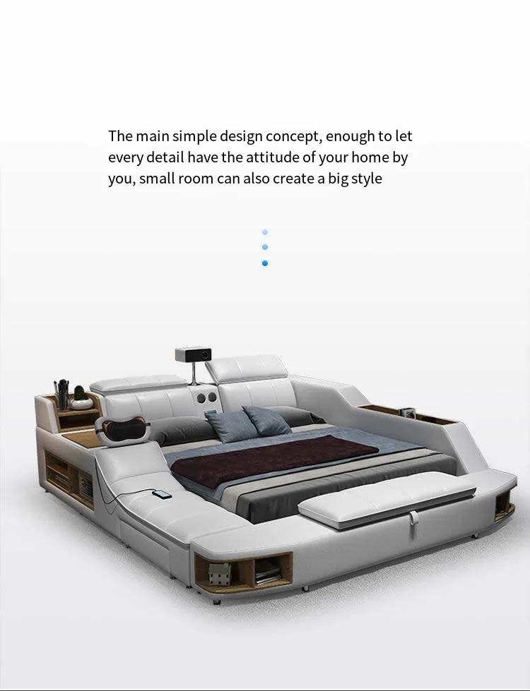 Multifunction Bed - Smart King Size with Massage & Projection