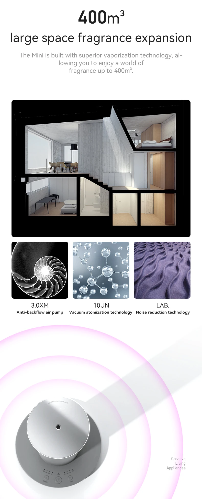 Stand Scented Diffuser Spray Machine - Aroma Therapy