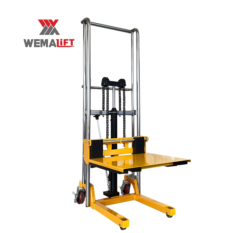 hand fork lift 400kg manual stacker hand pallet and manual stacker ...