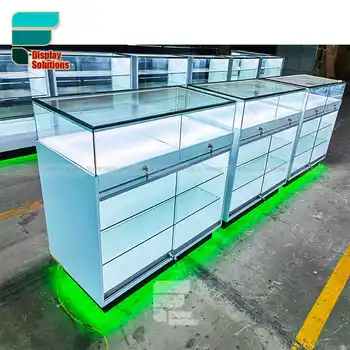 Smoke Shop Showcase Counter Cabinets Tobacco Shop Cigar Stand Display ...