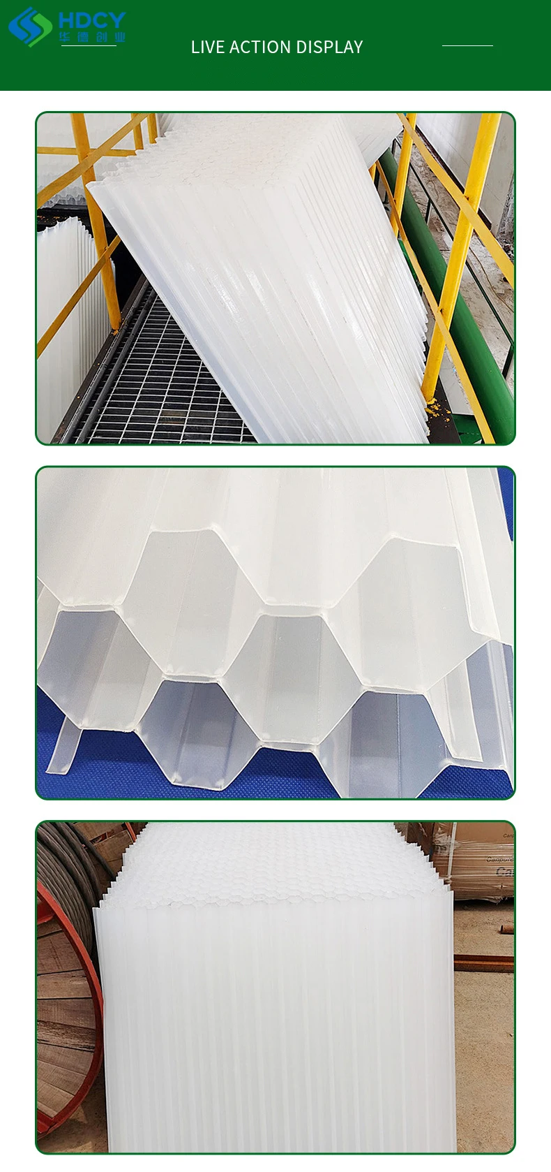 Hexagonal Honeycomb Inclined Tube Packing Industrial Sewage ...