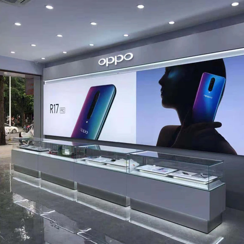 Custom Made Metal Cell Phone Display Showcase - LADISPLAY