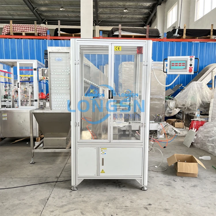 New Arrival Automatic Aluminium Wad Insert Machine Lid Liner Insertion Cap Lining Wadding ...