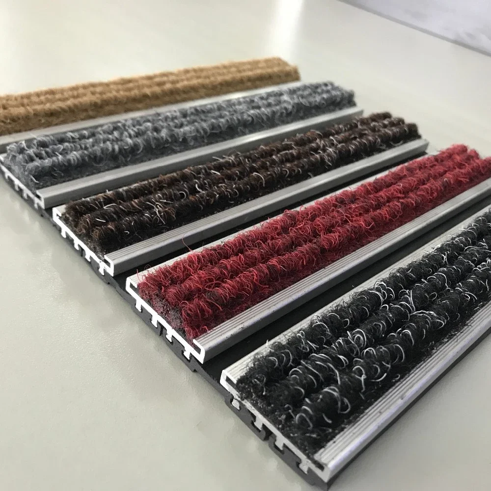 Irregular Shape Exterior Decorative Metal Entrance Matting Extruded ...