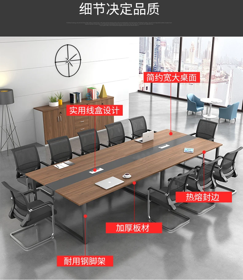 Office Table Executive Conference Expandable Large Chairs Set White ...