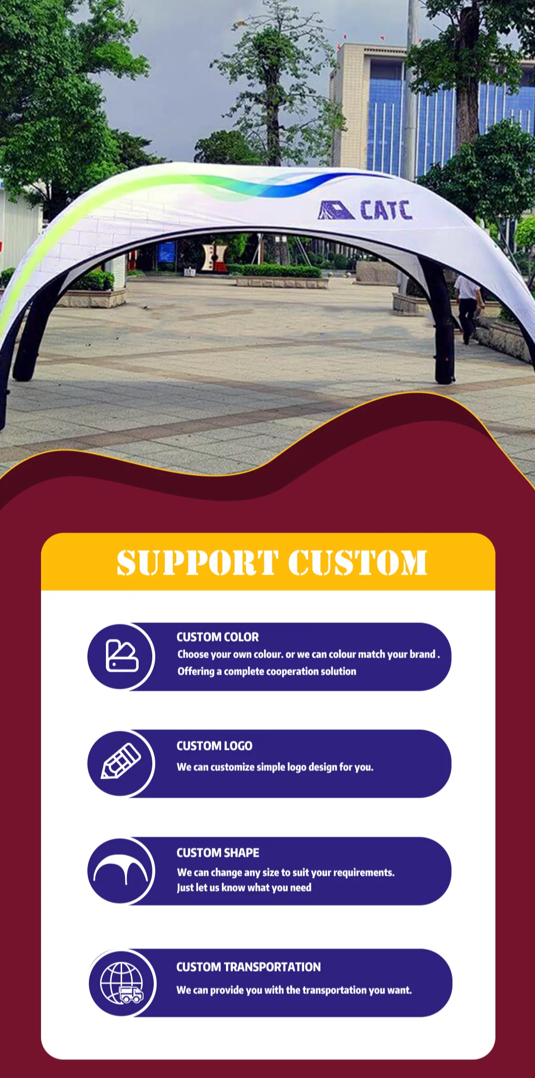 CATC Events Booth - Durable Inflatable Tents for Trade Shows