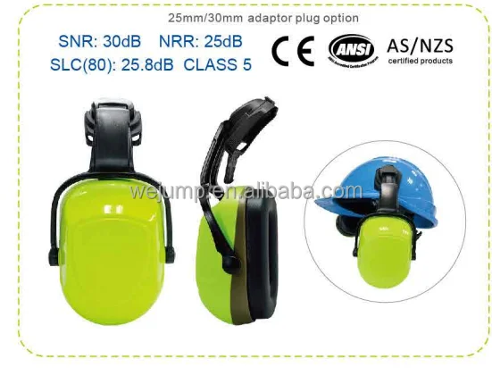 WEJUMP Safety Ear Muffs - CE EN352 ANSI Approved Earmuffs