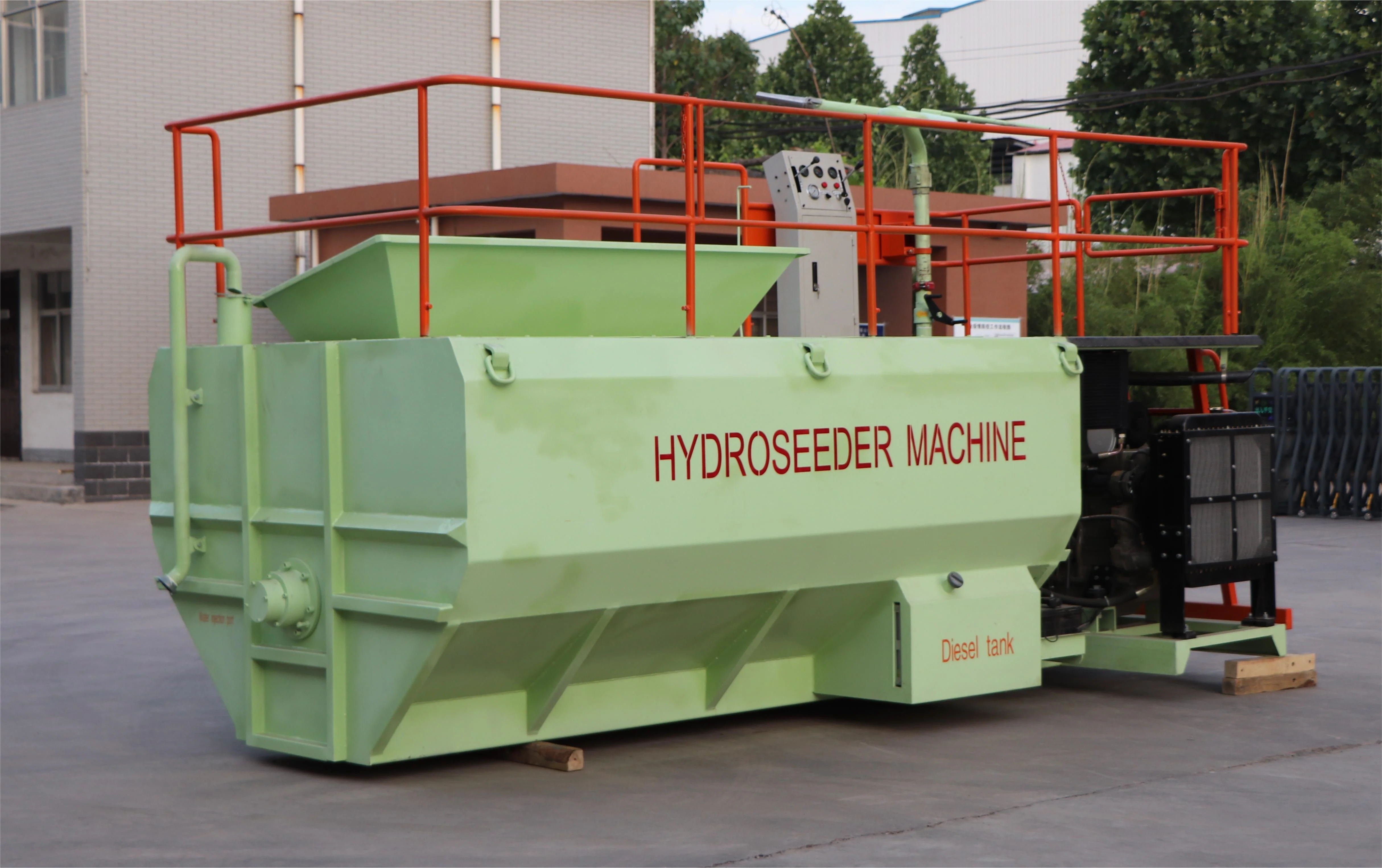 8m3 Diesel Hydroseeder Machine For Mountain Slope Virescence ...