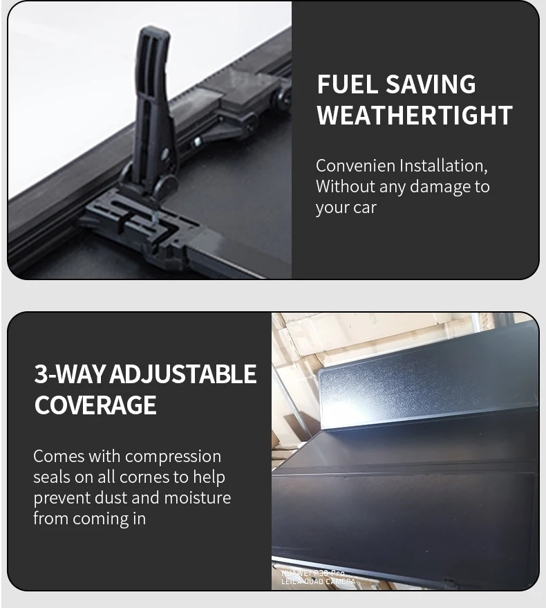 Aluminum Hard Tri-fold Cover Folding Truck Bed Cover For Isuzu D-max ...