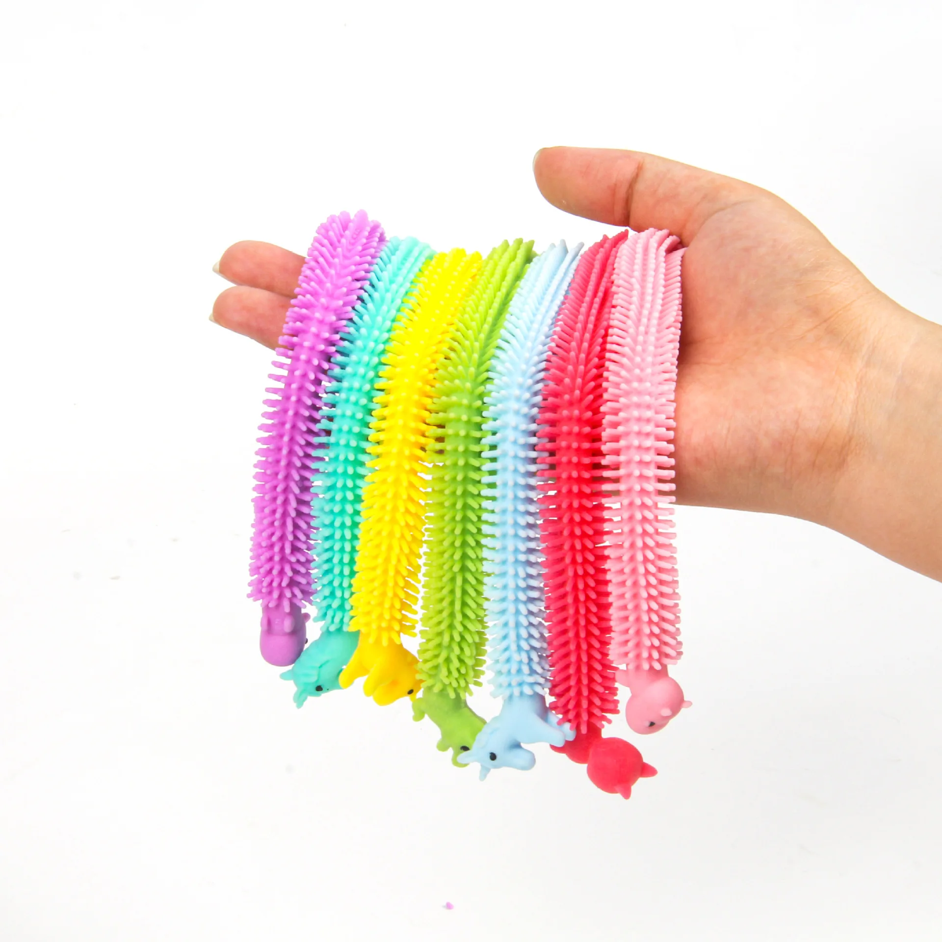 Unicorn Pull Noodle Fidget Toys String Stress Relief Autism Vent Toy ...