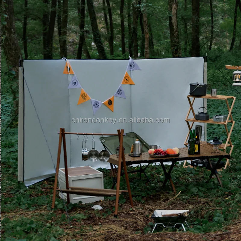 Outdoor Folding Stove Wind Shield Camping Tent Privacy Screen Screen ...