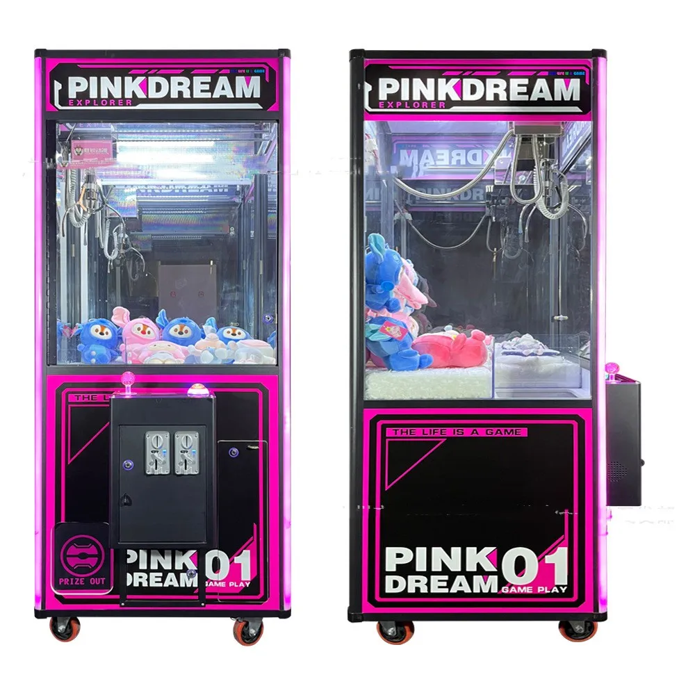 Mini Claw Machine Arcade Game 8 Tiny Dinosaur Claw Machine Motherboard ...