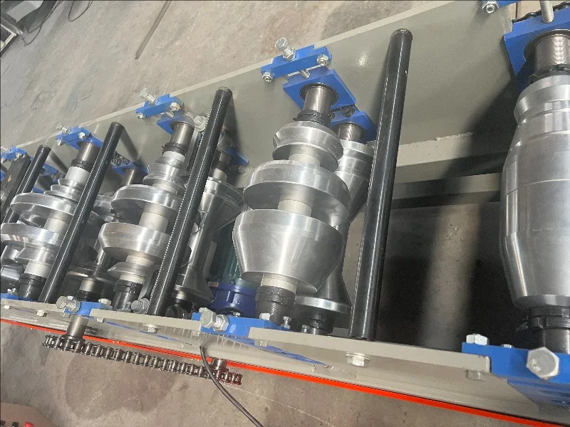 Downspout Steel Cladding Roller Portable Rain Gutter Forming Machine ...