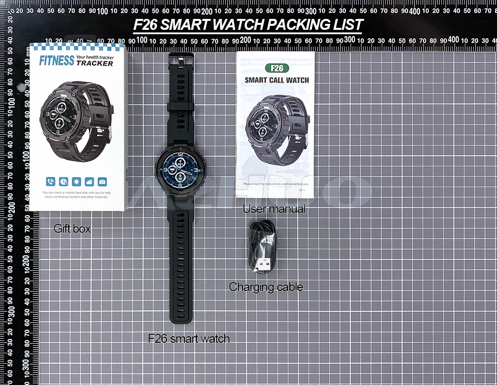 F26 Smart Watch Calling Watch Music Player Heart Rate Blood Pressure ...