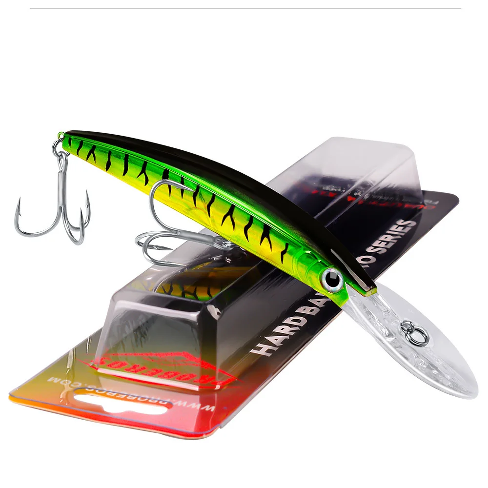 Newmajor 17cm 27g Big Minnow Wobblers Fishing Lures Deep Diving Minnow ...