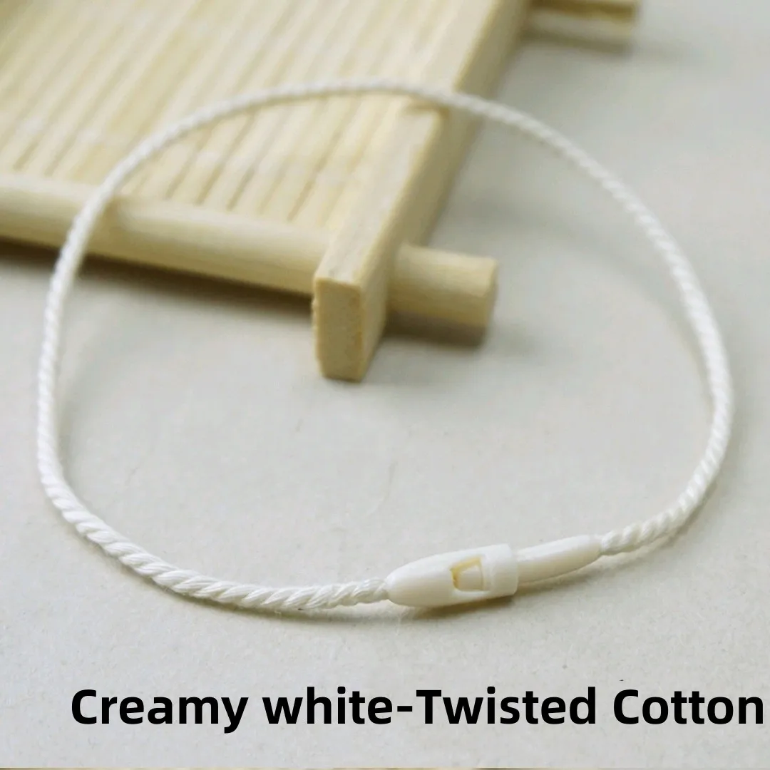 Custom Polyester Hang Tag String Clothing Cotton Bullet String Hangtag ...