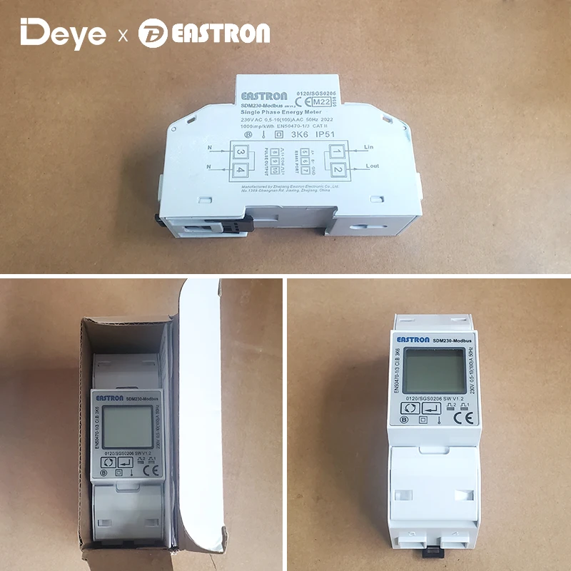 Eastron SDM230-M Phase 100A Direct Connected Modbus Pulse, 43% OFF