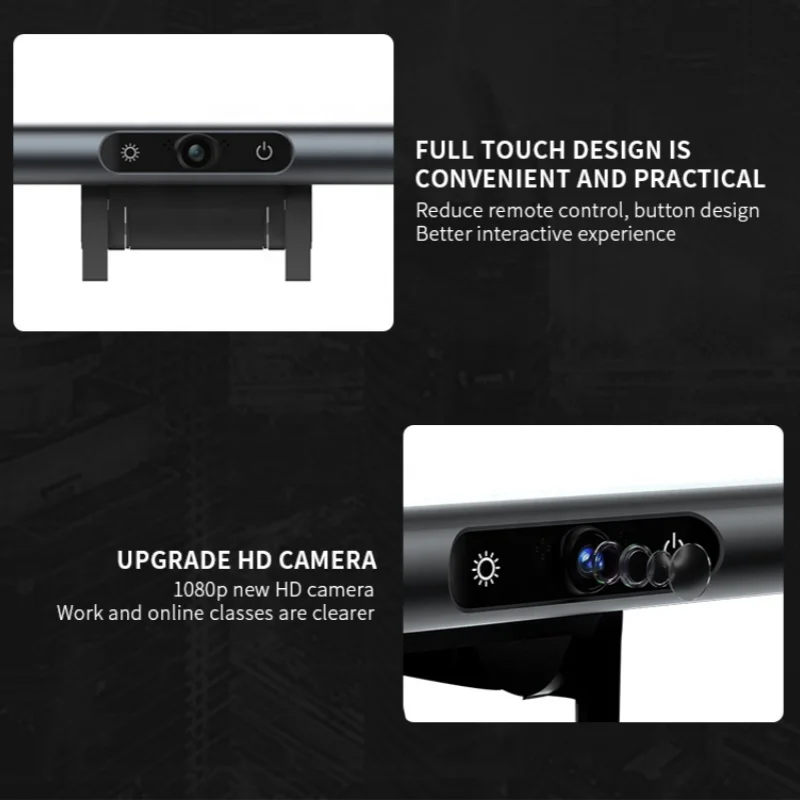 Computer Desktop Camera Microphone Webcam Screenbar halo Led Curved ...