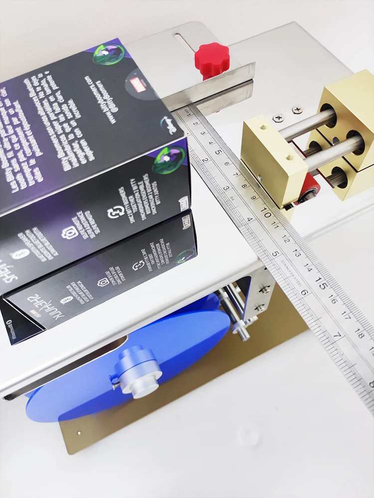 Small Semi-automatic Labeling Machine Label Stripper Right Angle ...