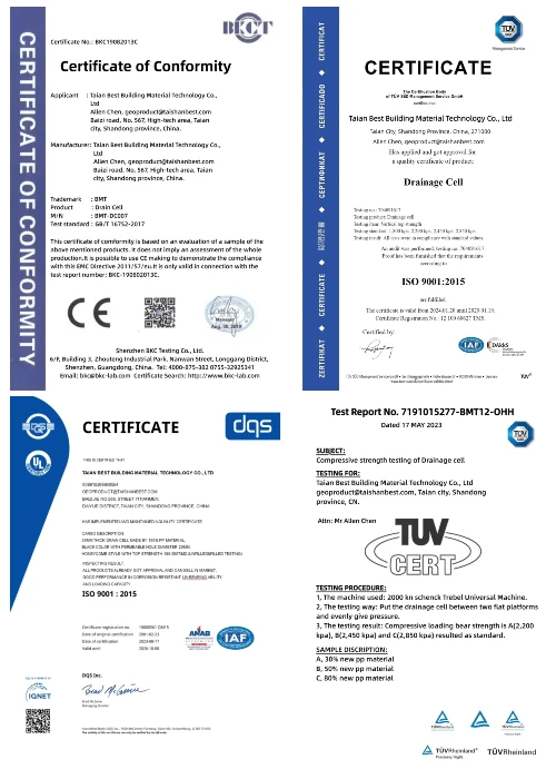 Interlocking Drainage Cell for Turf Ground, Paving Road, Villa Roof ...