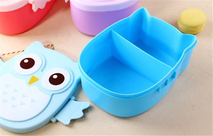 Cute Cartoon School Kids Food Container Student Lunchbox Portable ...