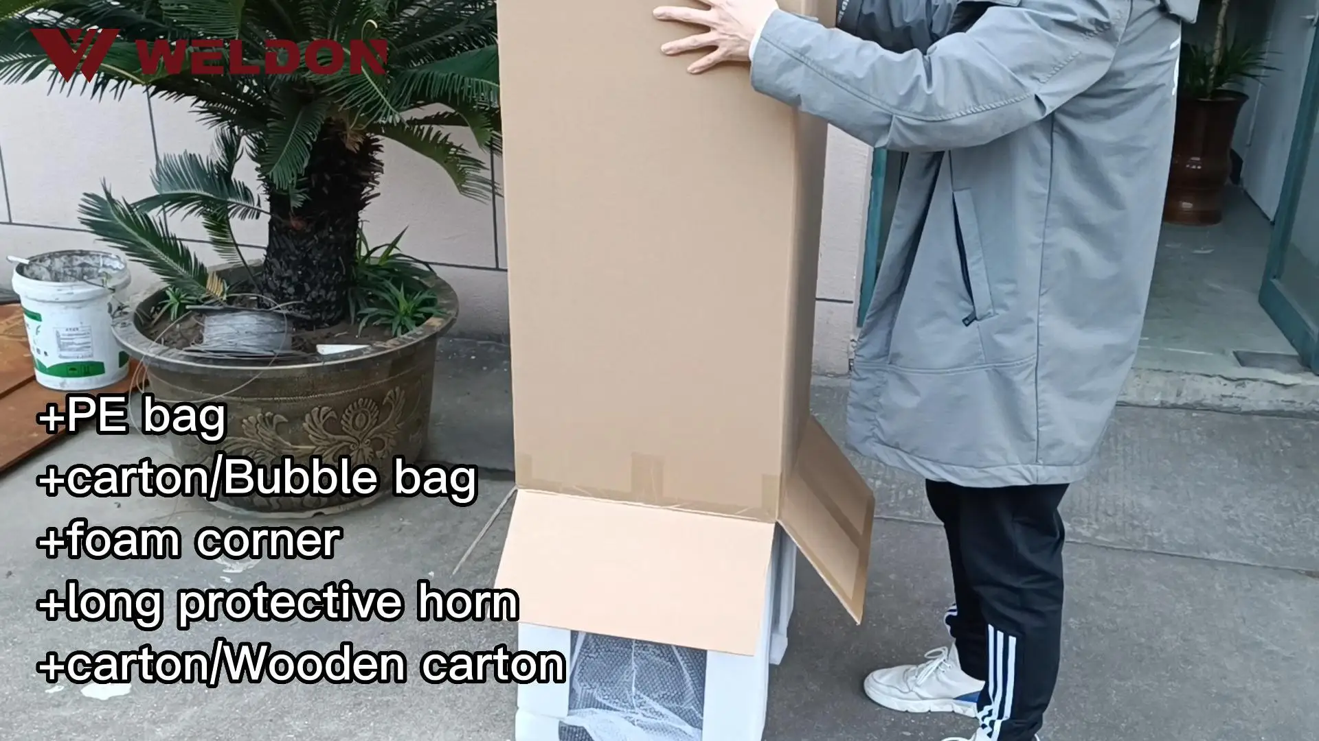 Outdoor Metal Modern Security Packing Letter Box Outdoor Mailbox Post ...