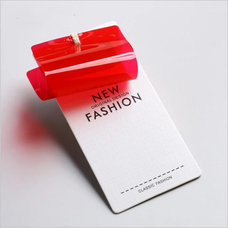 Customized Clothing Garment Hanging Card Transparent Frosted Pvc Hang ...