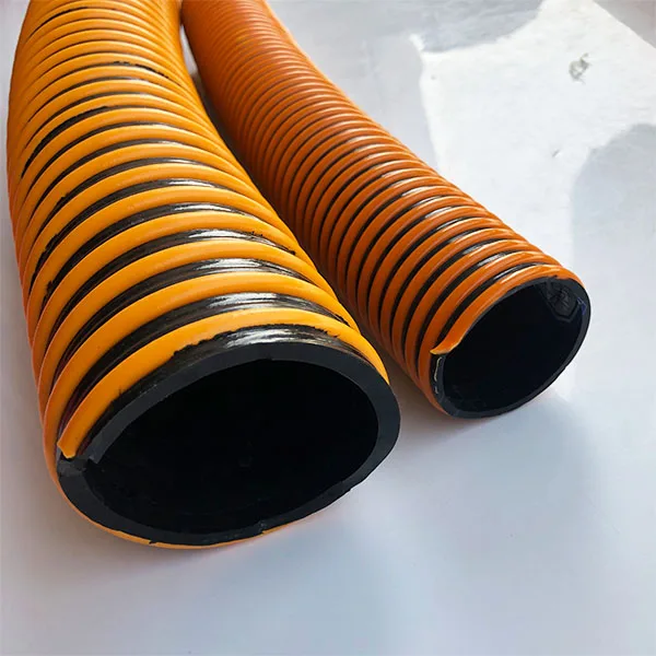 Rigid PVC Helix Reinforcement Suction Hose PVC Grit Reinforced Suction ...
