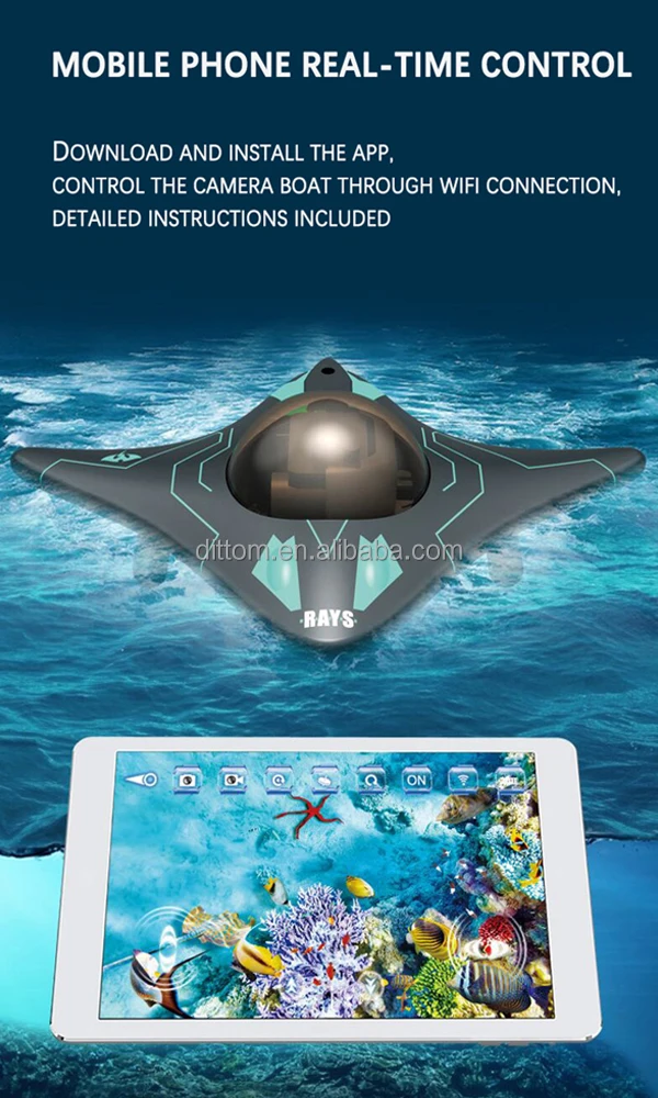 I-spy Camera Boat - Real-Time Underwater FPV Spy Vessel