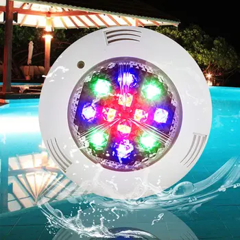 Flat Wall Mounted Swimming Pool Led Underwater Light Multi Color 12v ...