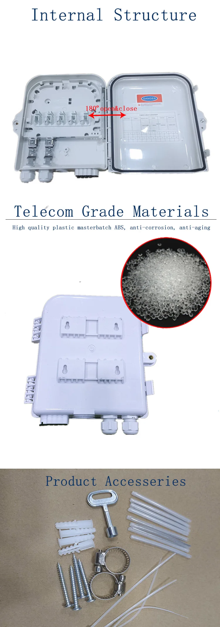 Outdoors Fiber Optical Distribution Box 8 Coreterminal Box Odb Fttx ...