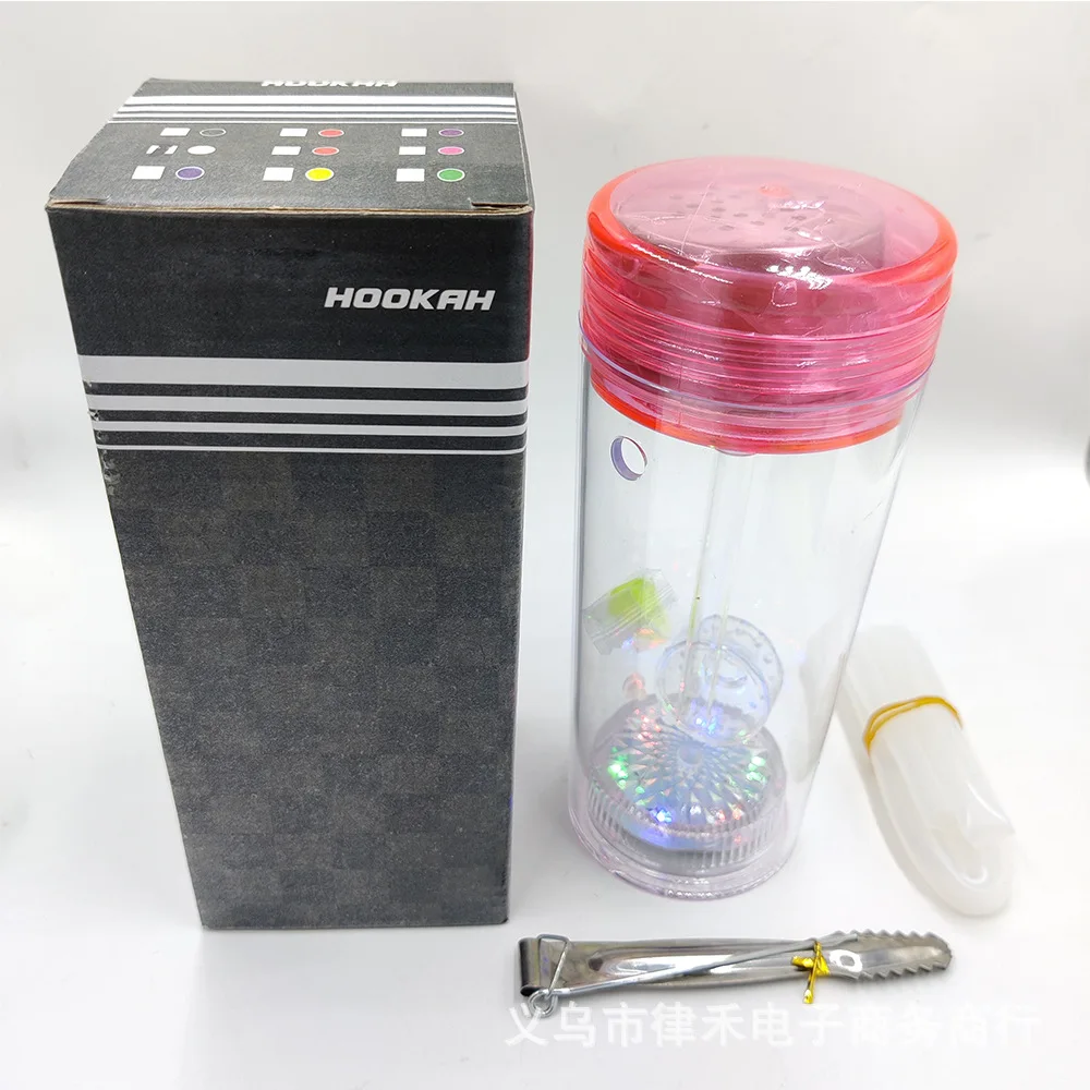 Hot Sales Portable Led Shisha Cup Set Light Up Acrylic Hookah Car ...