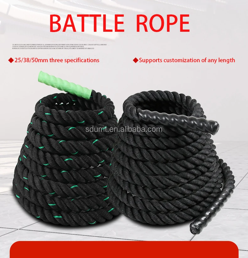 38mm*12m Gym Training Rope Power Fitness Battle Ropes - Buy Fitness ...