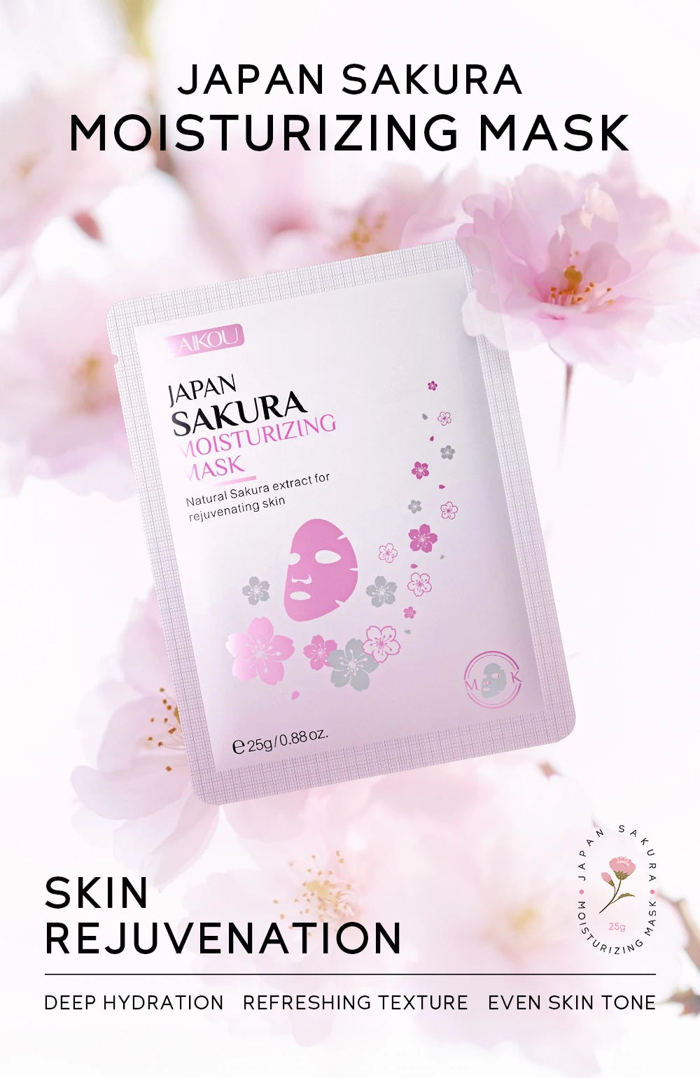 Lak95154 Deep Hydration Refreshing Rejuvenating Skin 25ml Laikou Japan Sakura Moisturizing ...