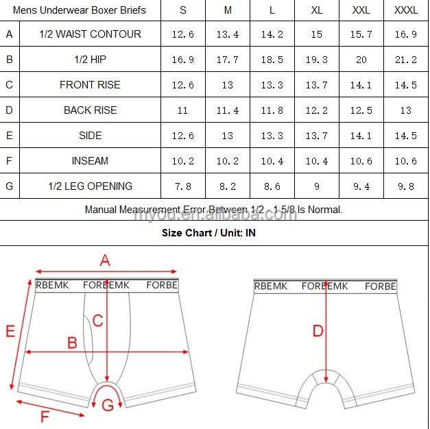 Custom Men's Boxer Brief Long Leg Underwear Pack Open Fly Pack Boxer ...