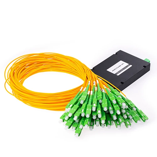 Ftth 1x64 Fiber Optic Equipment Plc Splitter Single Mode Abs Box Module ...