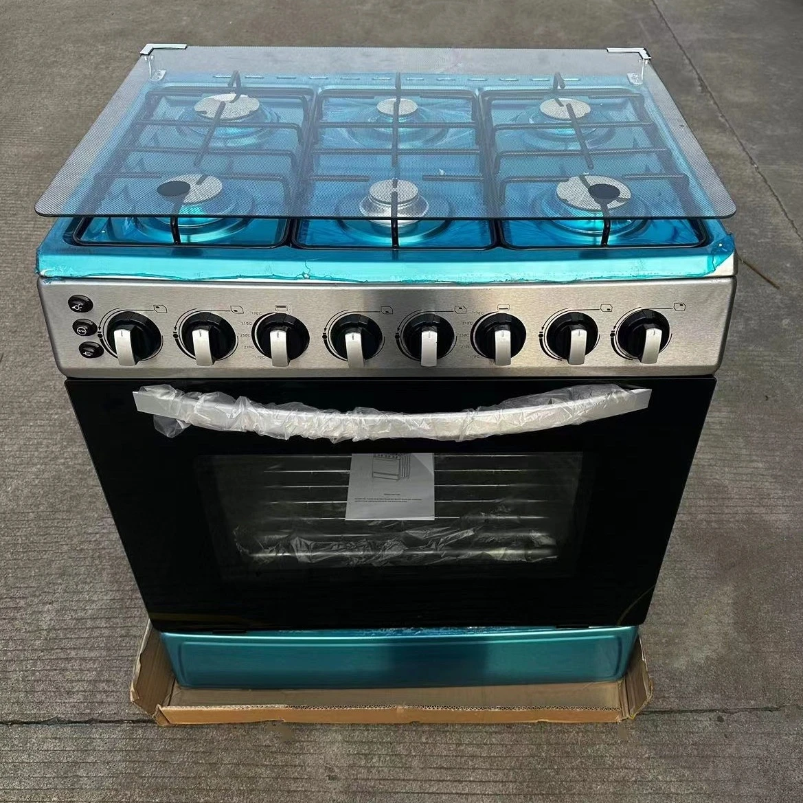 OEM Best Freestanding Stainless Steel Range - 6 Burner Gas Stove with Oven